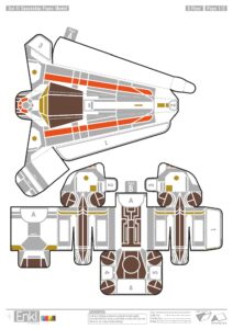 Tuesday 28th Sci-Fi-Spaceship-Paper-Model-Printables (2) - Ashfield ...