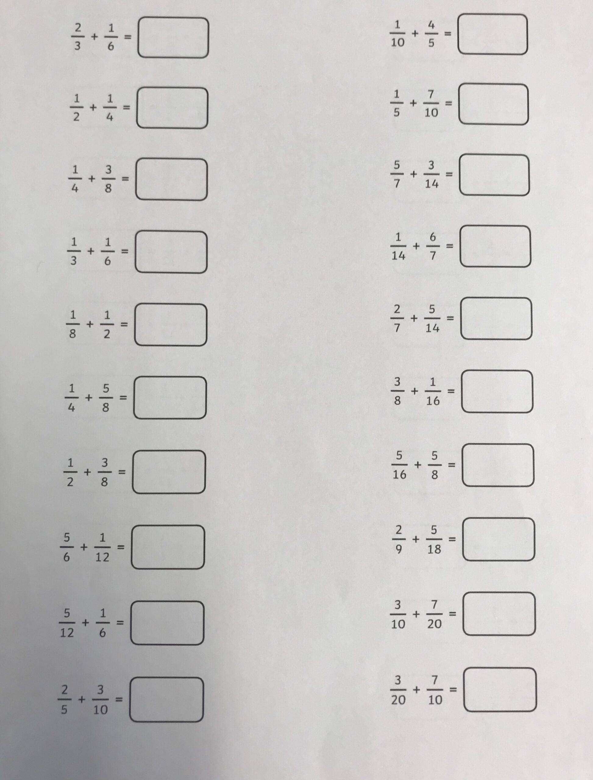 Fraction questions 25 Feb (1) - Ashfield Junior School : Ashfield ...