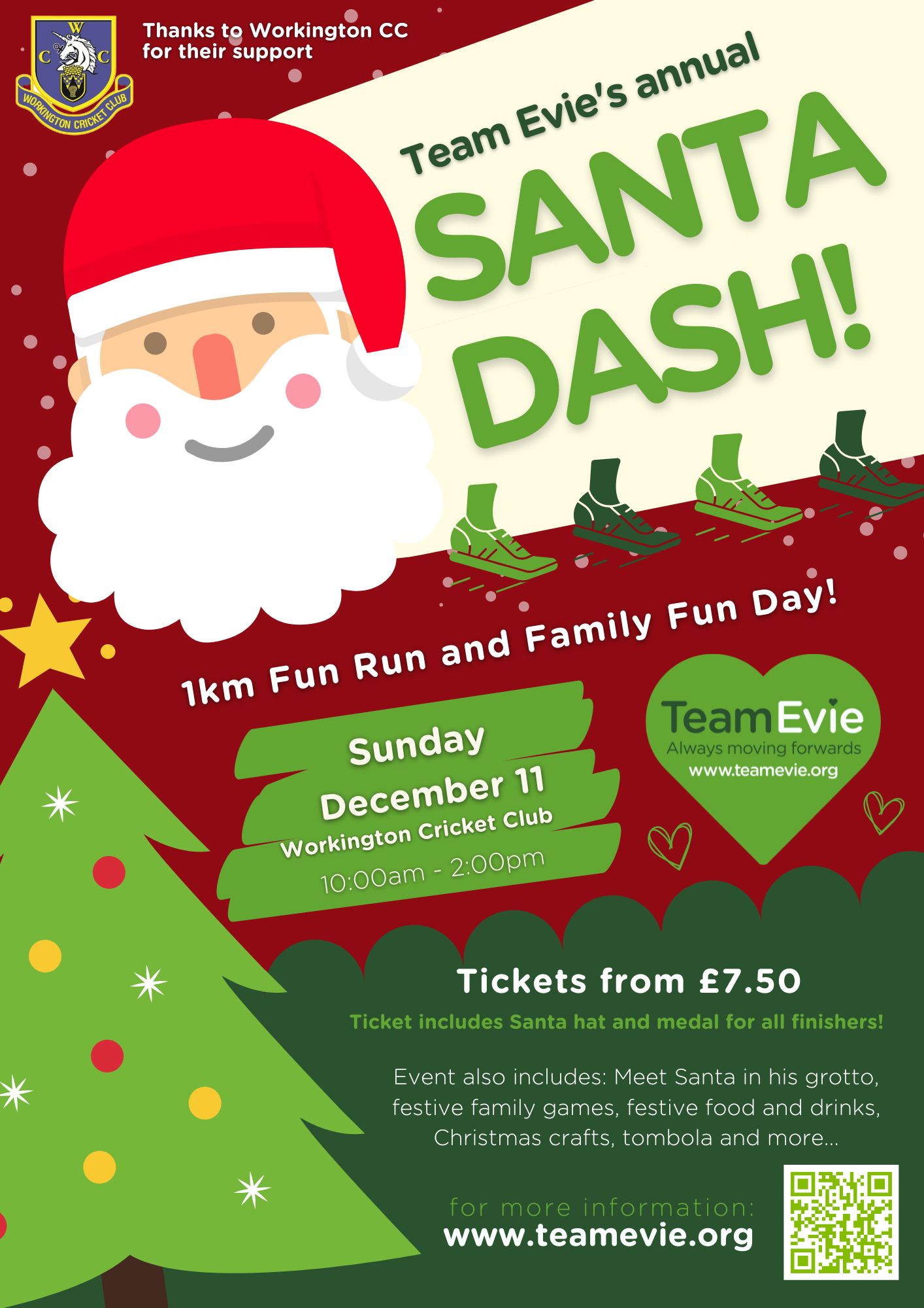 Santa Dash poster - Ashfield Junior School : Ashfield Junior School